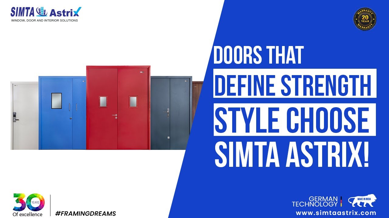Enhance Security & Style with Simta Astrix Steel Doors – Durable ...