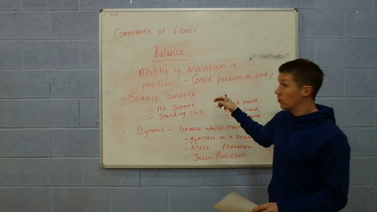 Components of Fitness- Balance - YouTube