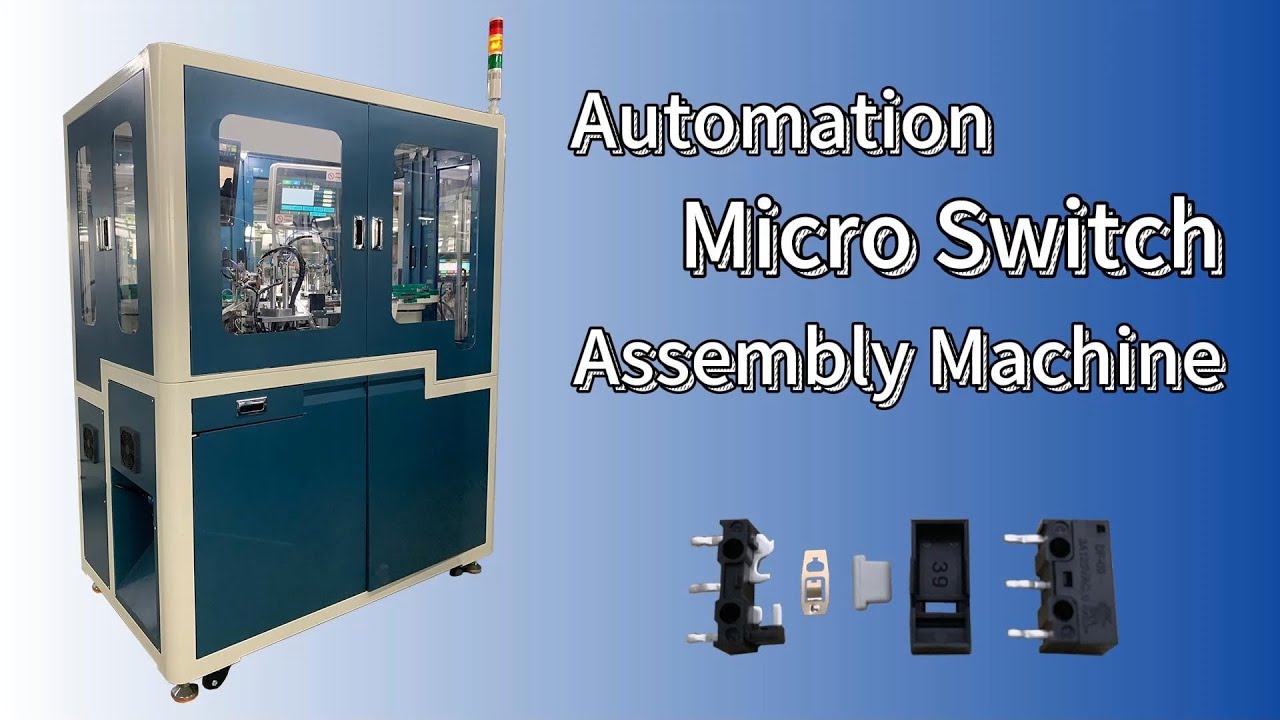 Precision Small Micro Switch Automatic Assembly Machine - YouTube