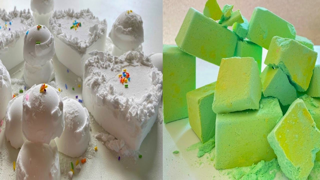 ASMR Baking Soda Crunchy Satisfying Sounds - YouTube