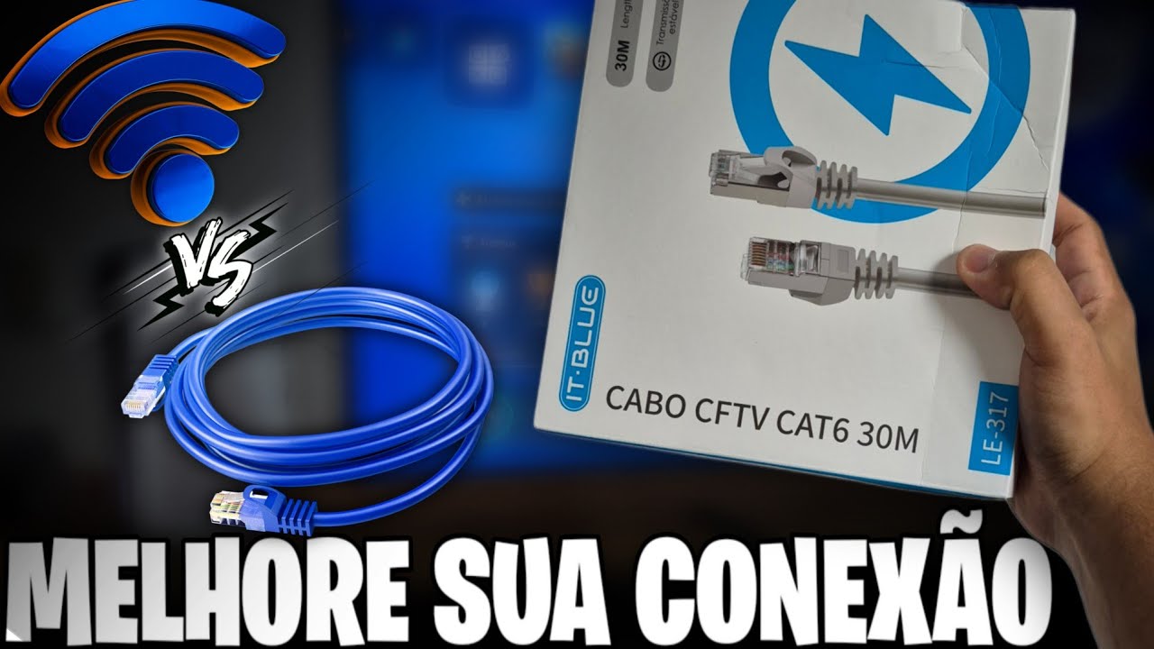 Cabo CAT6 no PS5 Vale a Pena? Unboxing e Teste Real vs Wi-Fi - YouTube