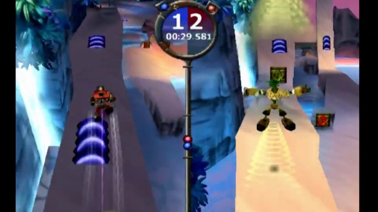 Rayman M: 2 player Multiplayer Race #1 - YouTube