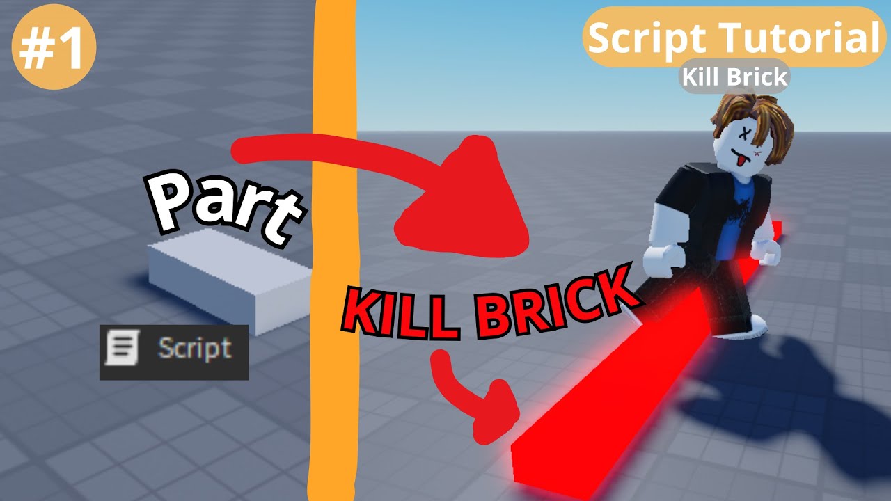 How to Make a KILL BRICK in Roblox Studio (SUPER EASY!) #1 - YouTube
