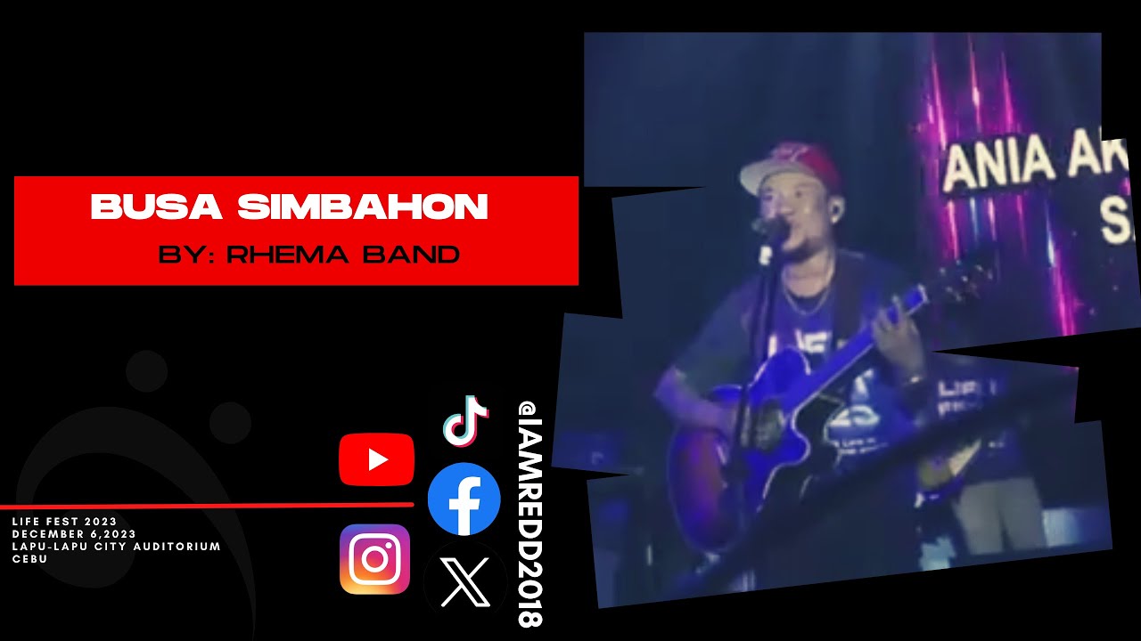 Busa Simbahon by @rhemaband-cebuofficial2007 | Life Fest 2023 | Jayson ...