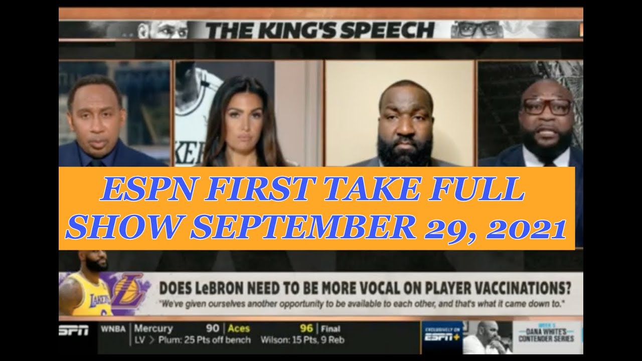 [FULL] ESPN First Take Show September 29 2021| Stephen A Smith Swagoo ...