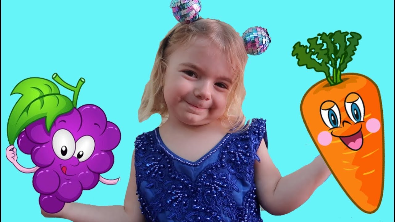 Hickory Dickory Dock and Vegetables Song | Nursery Rhymes by Anabella ...