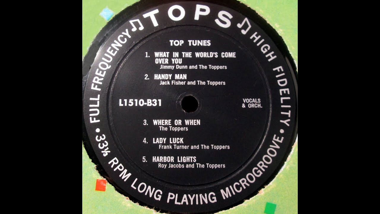 Harbor Lights--Roy Jacobs and the Toppers, 1960 - YouTube