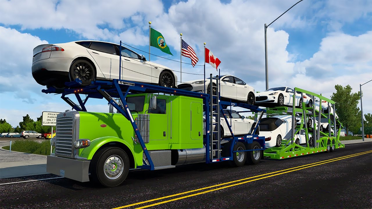 Exportando carros canadienses para USA con la Mejor Madrina Peterbilt ...