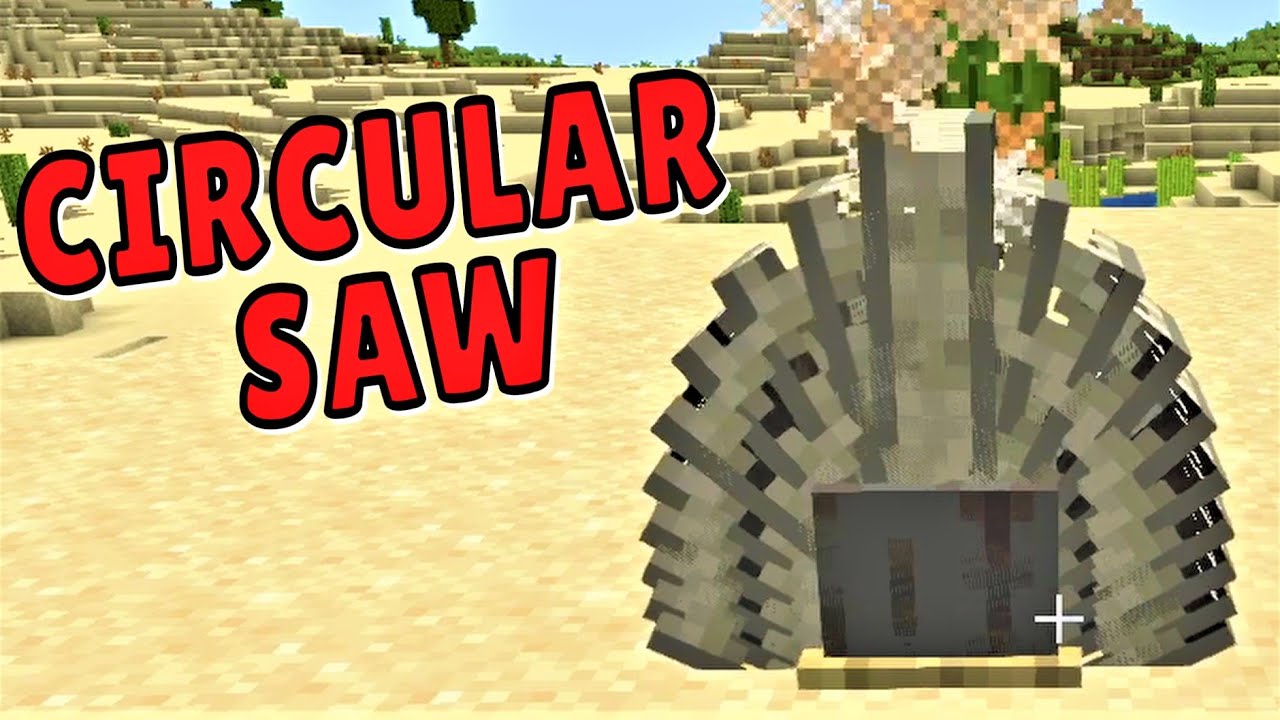 Circular Saw in Minecraft Vanilla - YouTube