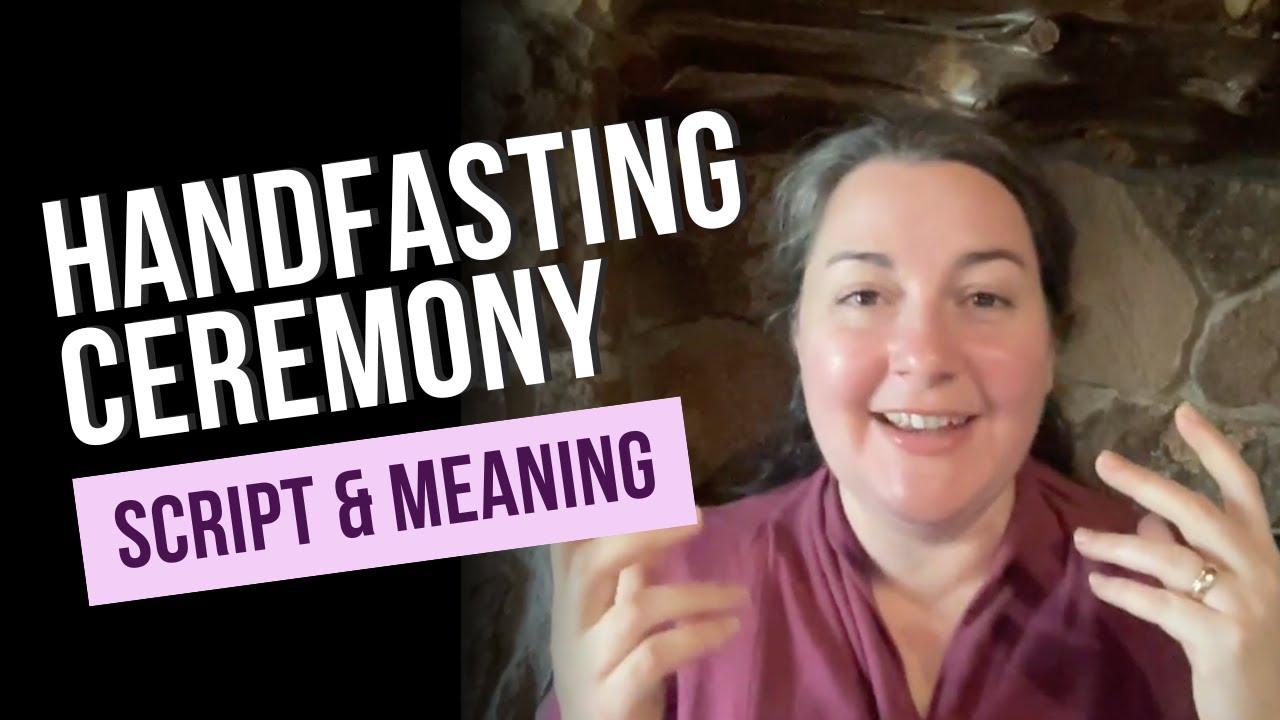 Handfasting ceremony script and meaning - YouTube