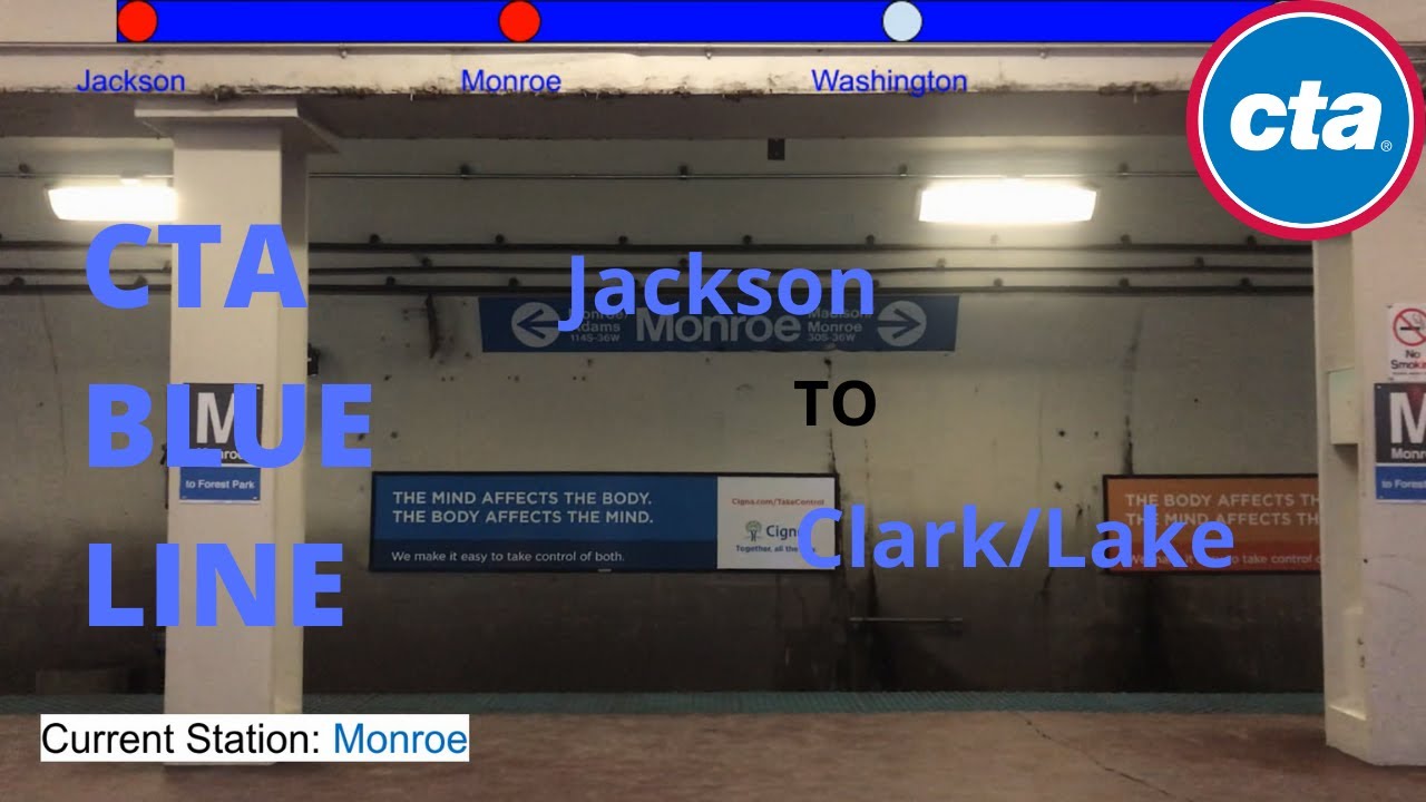 CTA Blue Line-Jackson to Clark/Lake(Side View) - YouTube