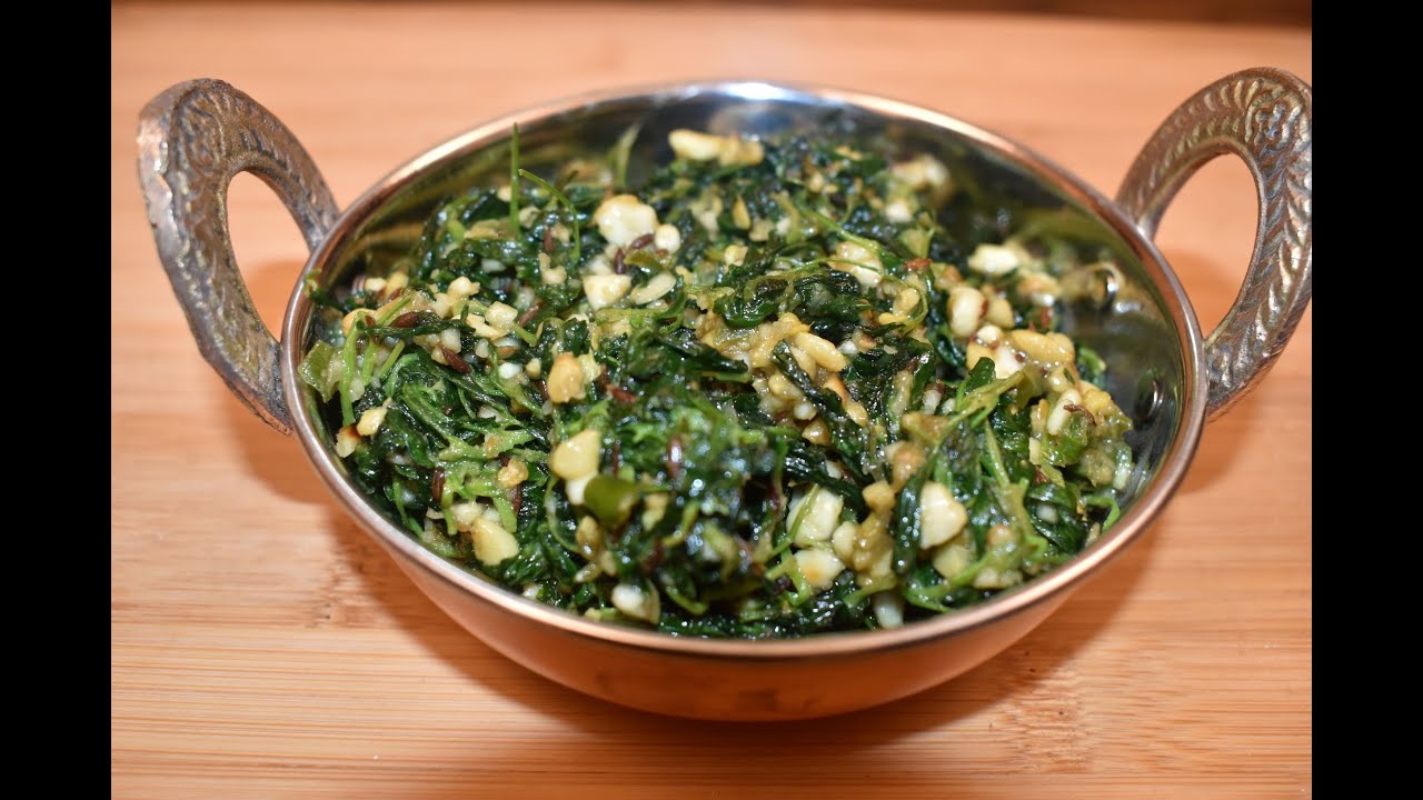 टिफिनसाठी सोप्पी मेथीची भाजी |Methi chi bhaji| Methichi bhaji recipe ...