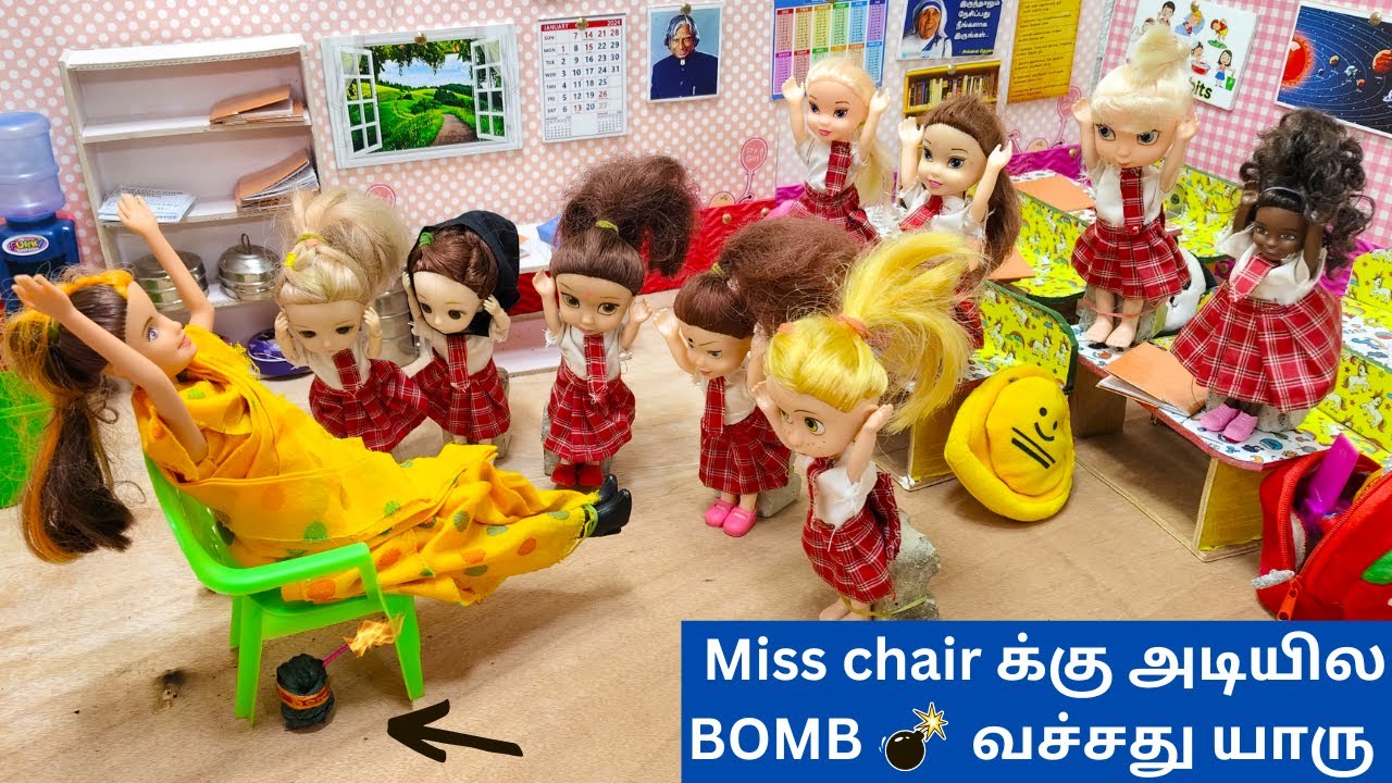Miss chair க்கு அடியில BOMB வச்சது யாரு ? | #barbieshowtamil #barbie # ...