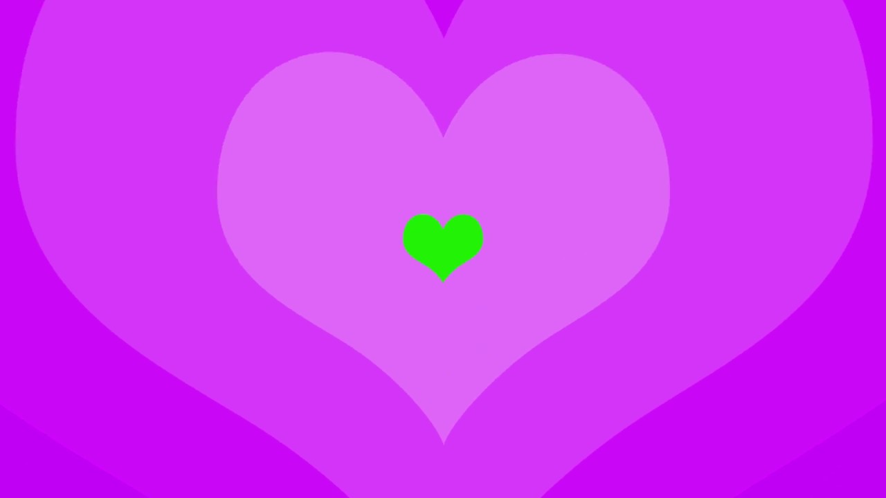 02 Multiple Hearts comes out with Photo chroma green screen transition ...