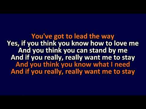 Pat Benatar - If You Think You Know How To Love Me - Karaoke Instrumental Lyrics - ObsKure