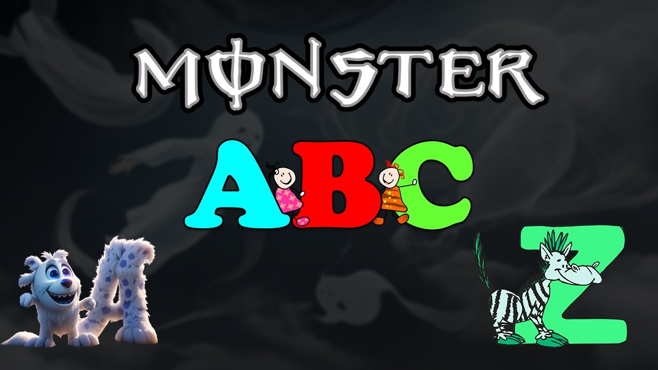 Monsters ABC | Halloween Song Alphabet | Learn with Monster Alphabet ...
