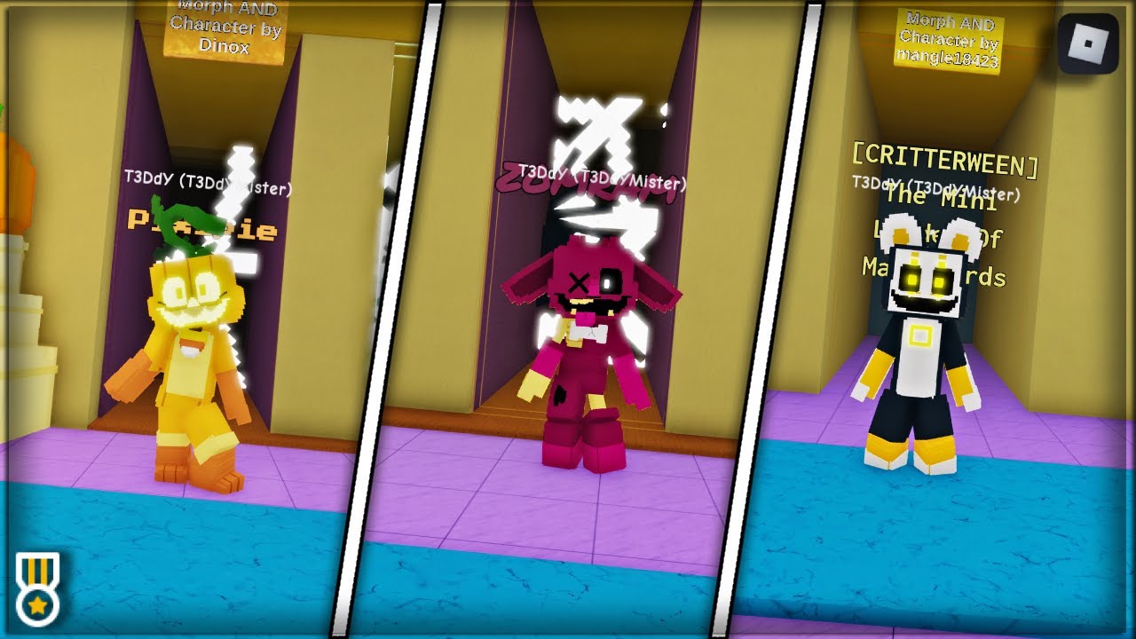 BADGE ‣ Como conseguir os 13 NOVOS BADGE no POPPY PLAYTIME RP-WORLD ...