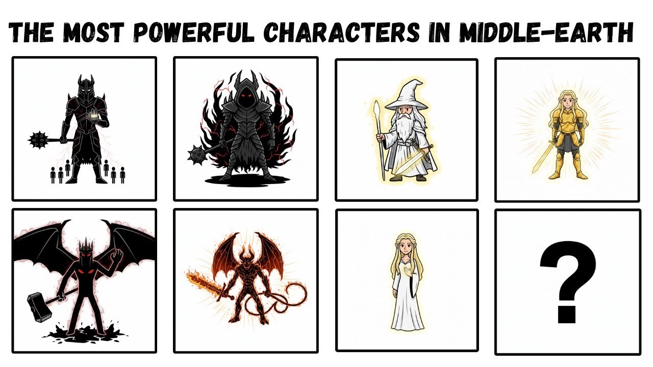 The Most Powerful Characters in Middle-Earth Ranked & EXPLAINED - YouTube