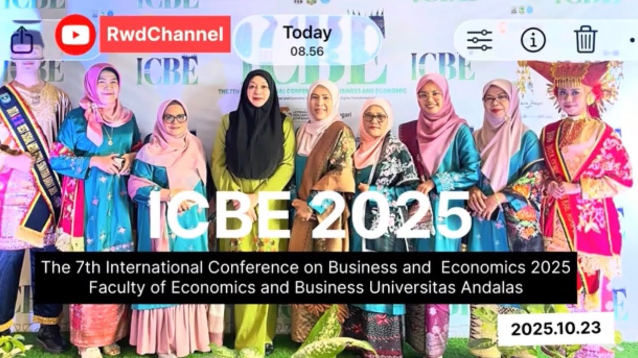 ICBE 2025 Faculty of Economics and Business, Universitas Andalas Padang - YouTube