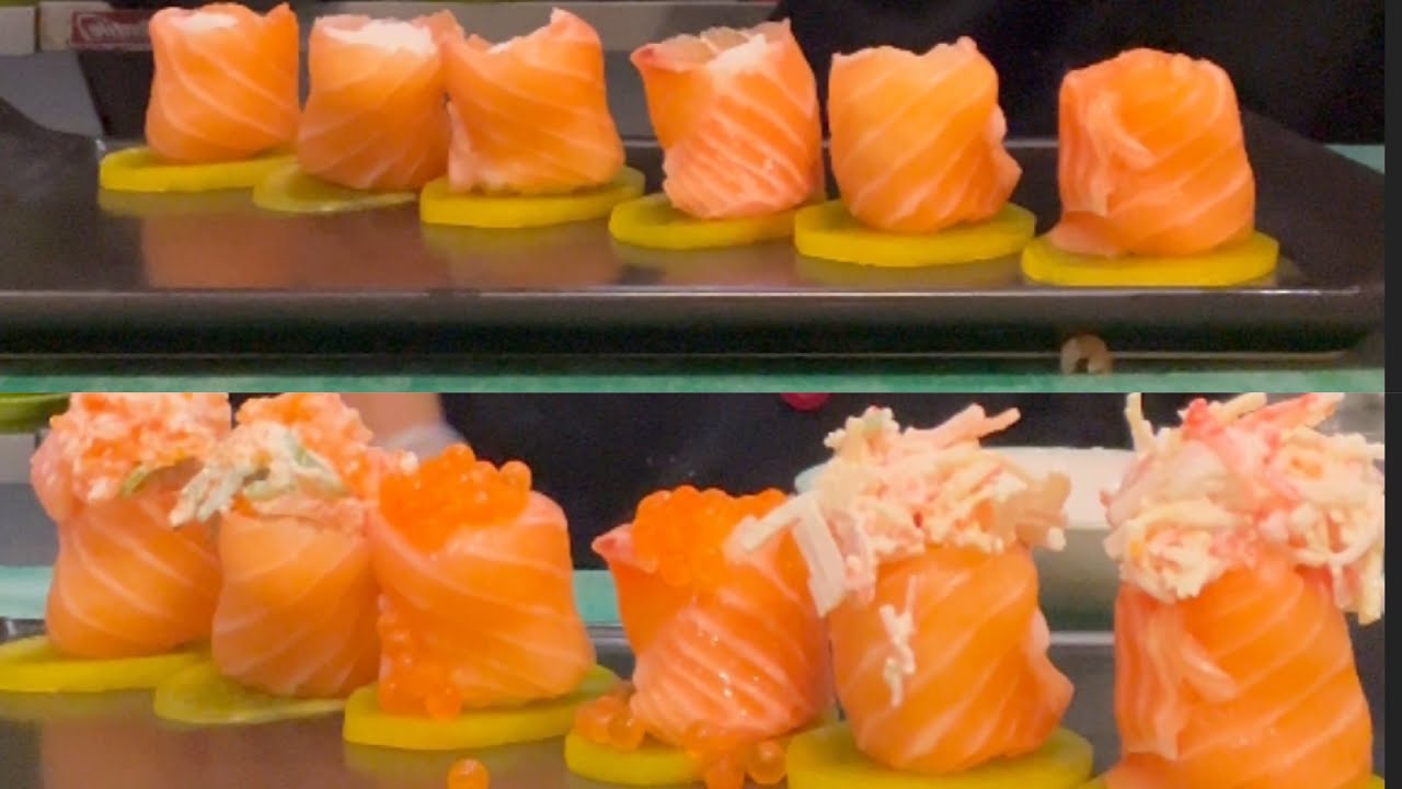 How to make MIXED GUN-KHAN SUSHI ROLL #best of chef pheds australia ...
