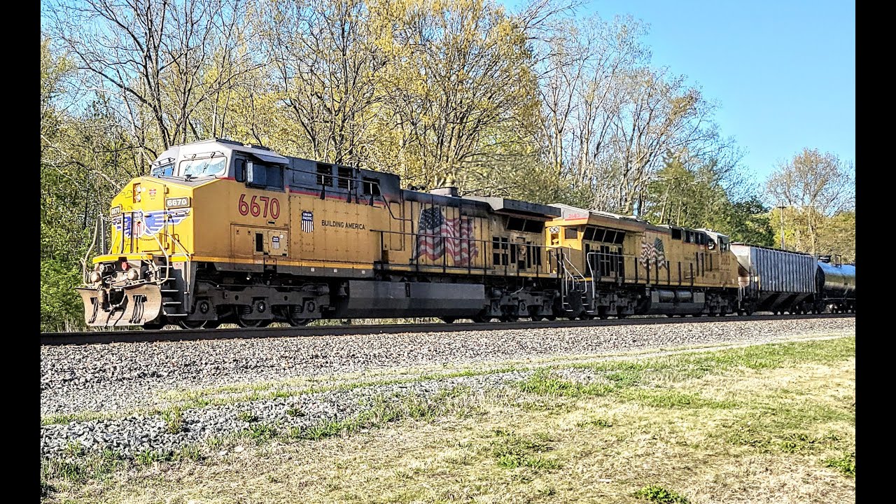 CSX Oil B792 - UP Large Eagle Wings Nose AC4400CW #6670 K3LA & UP ...