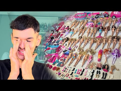 A HISTÓRIA DAS 45 BARBIES | mostrando de perto cada uma