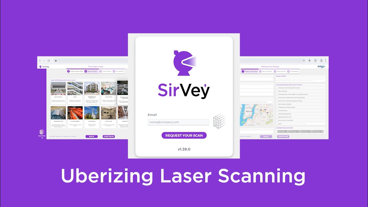 Sirvey Uberizing Laser Scanning - YouTube