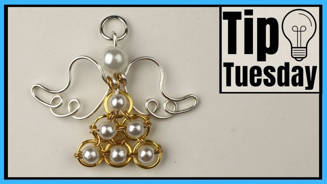 Modified Chainmaille Angel Pendant Tutorial - YouTube