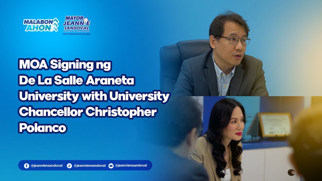 MOA Signing ng De La Salle Araneta University with University ...