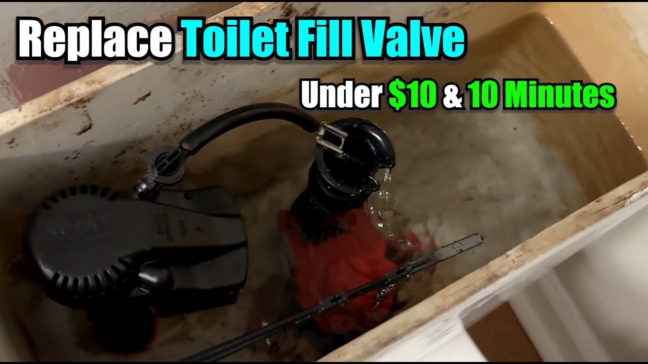 Install a Toilet Fill Valve under 10 Minutes! Easy DIY Guide - YouTube