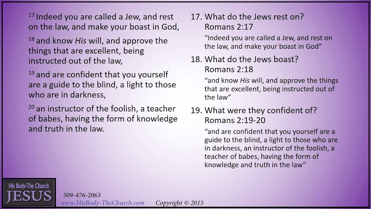 Romans Chapter 2 - YouTube