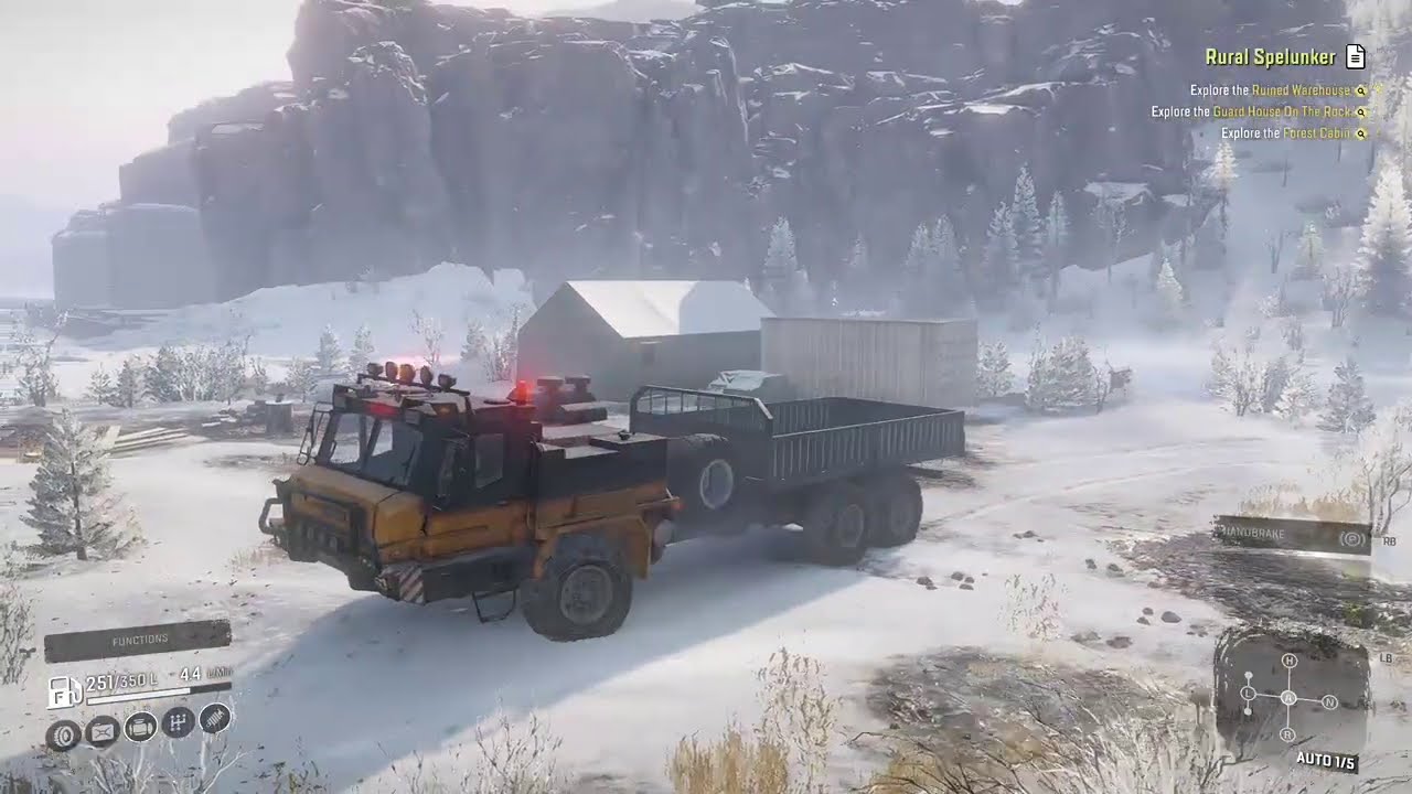 Snowrunner. new map news (Imandra). Task supplies delivery on lake kovd ...