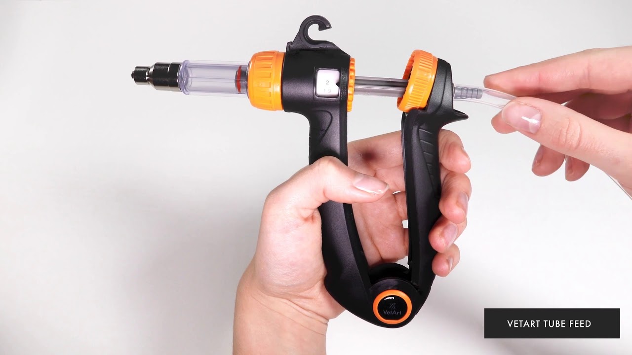 How to Use VetArt Tube Feed Syringes - YouTube