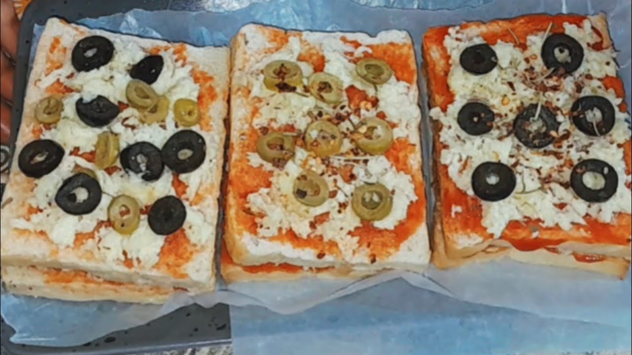 pizza sandwich || chicken pizza sandwich recipe by kitchen with nipu || - YouTube