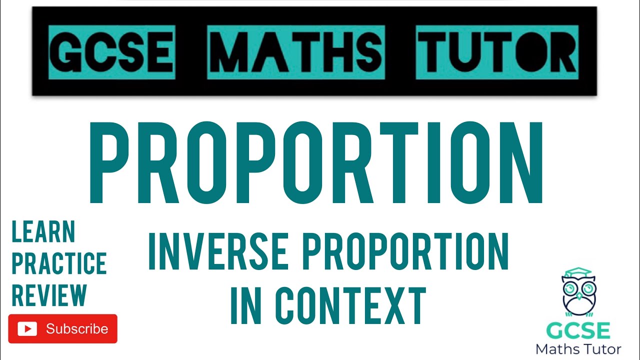 Inverse Proportion in Context | Rate of Output | GCSE Maths Tutor - YouTube