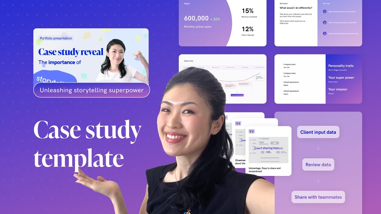 UX/ UI product design template based on my personal case study - YouTube