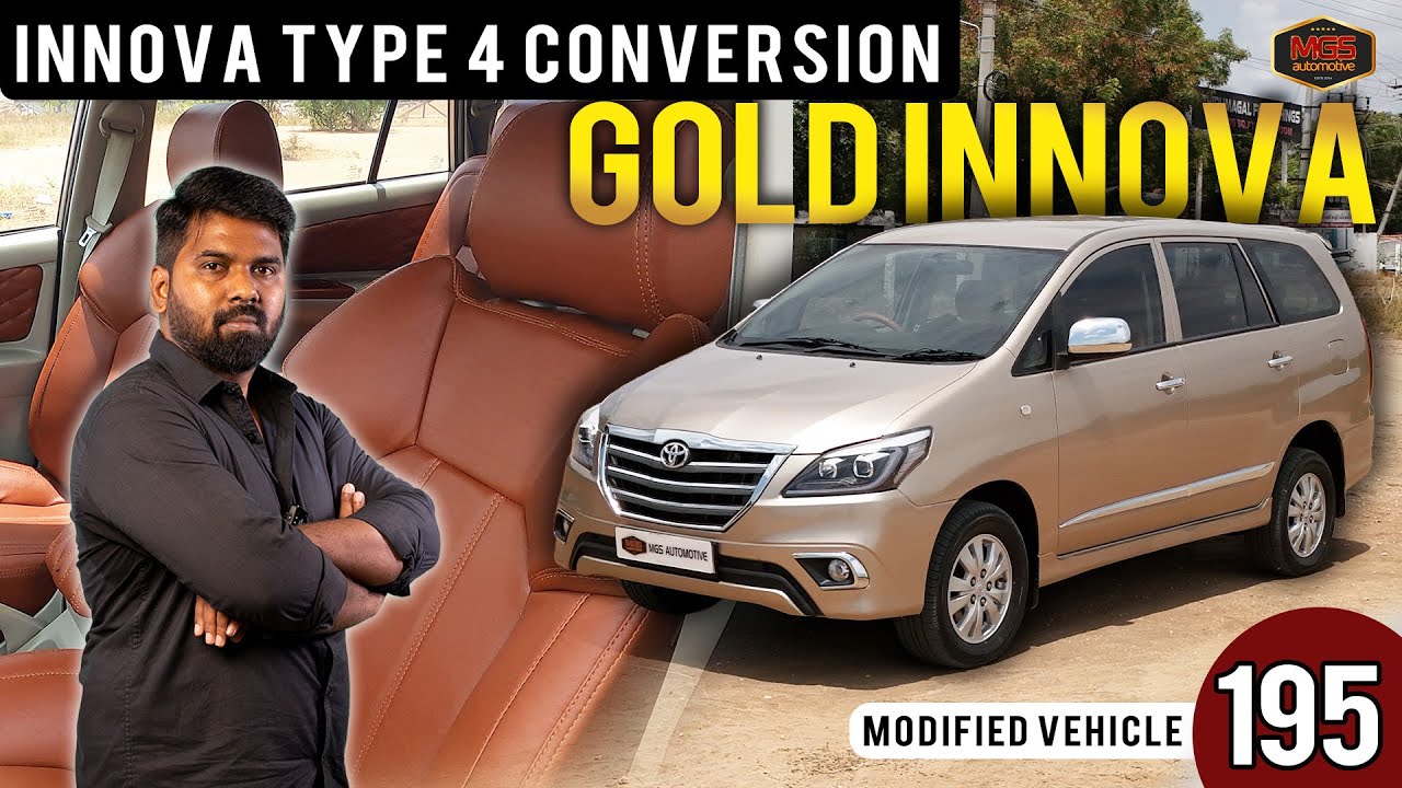 Toyota Innova Type 4 Conversion Custom Metallic Gold | Restoration ...