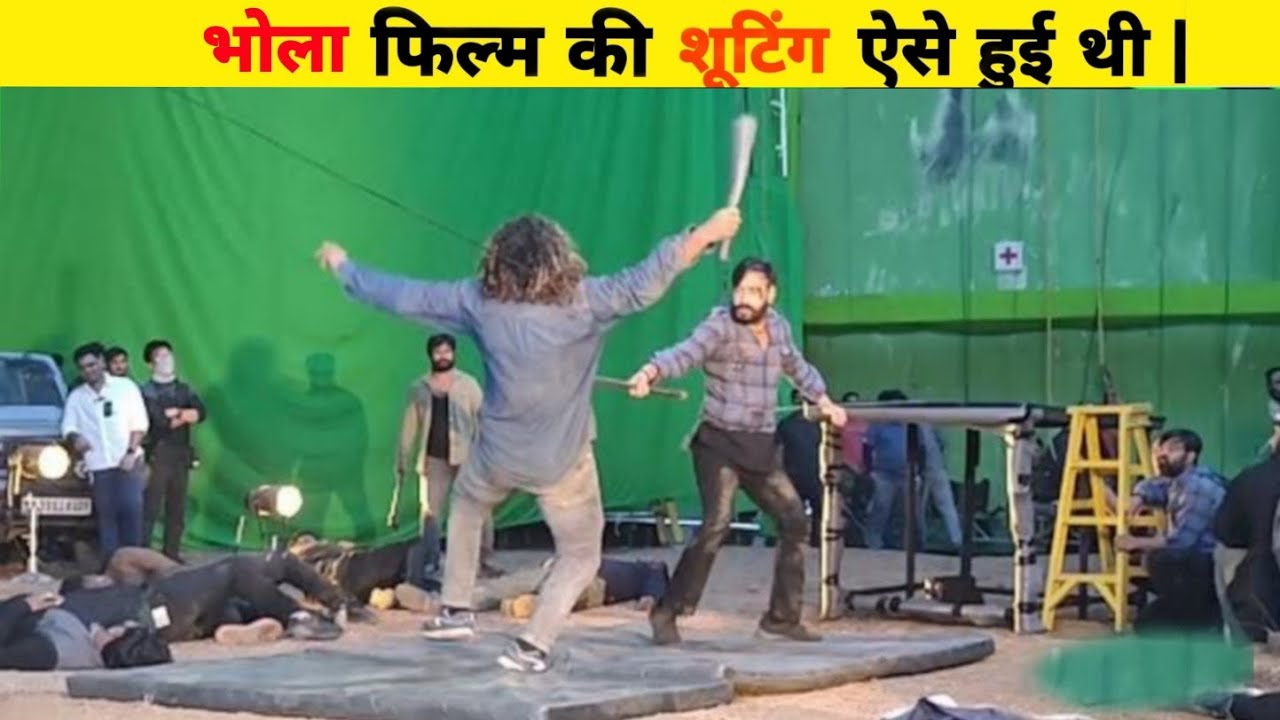 Bholaa Movie Behind The Scenes | Bholaa Movie Shooting | Behind The ...