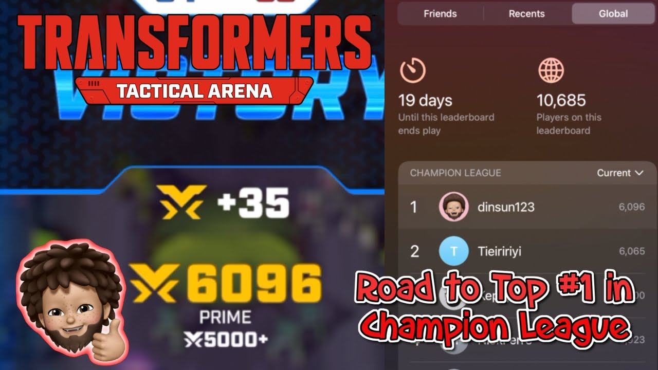 Transformers Tactical Arena - Road to the Top of the Global Champion ...