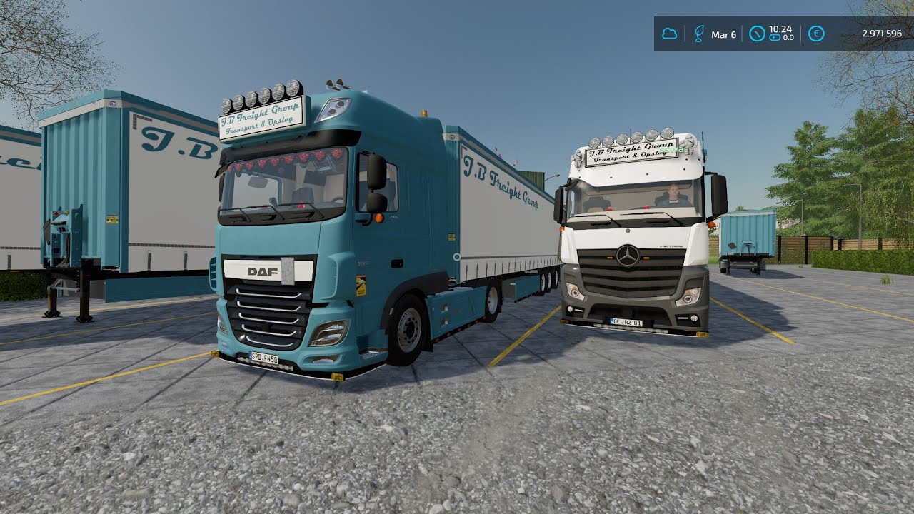 [FS22] Selling Empty Pallets & CardBoard With The Daf 106!? - YouTube