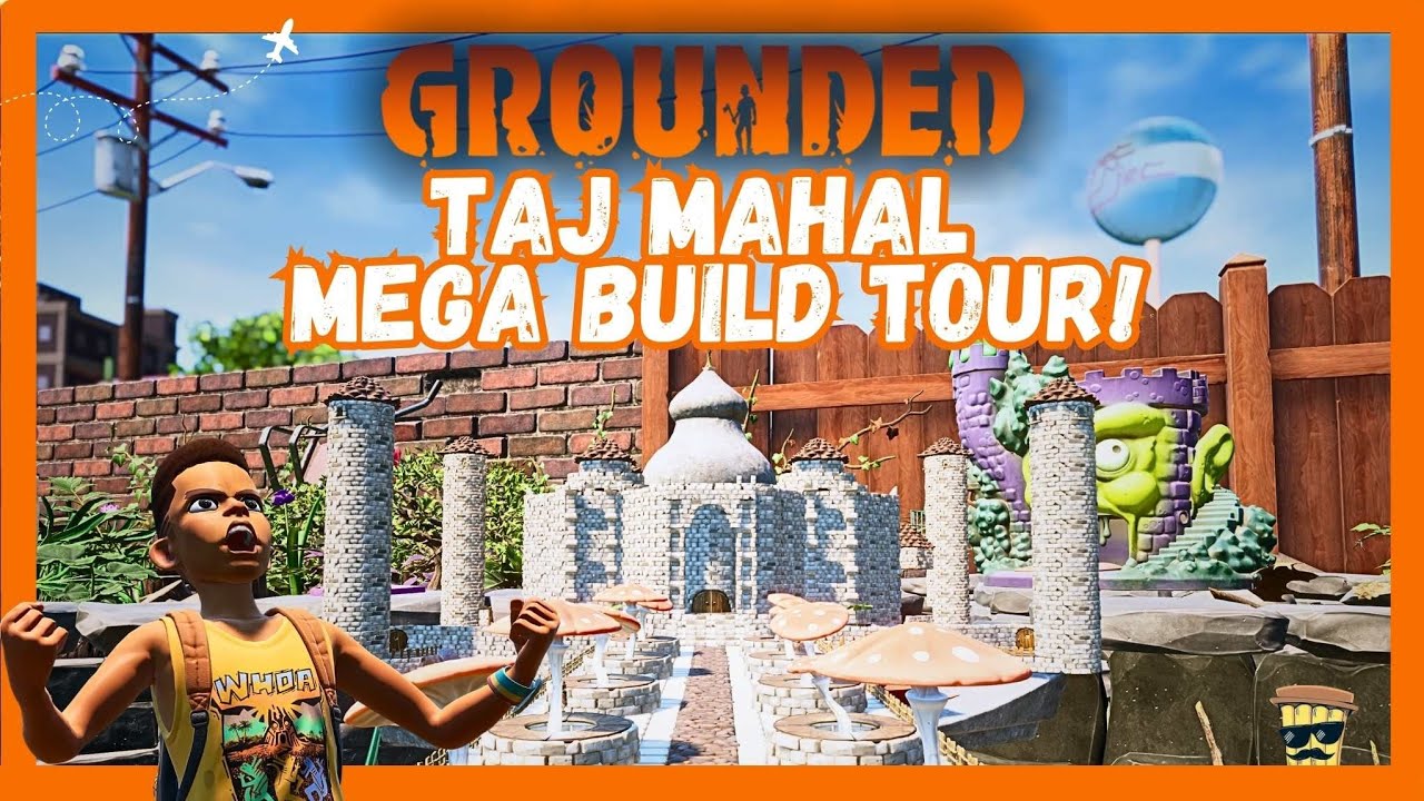 Grounded Mega Base Builds! Taj Mahal Tour! #grounded #groundedgame # ...