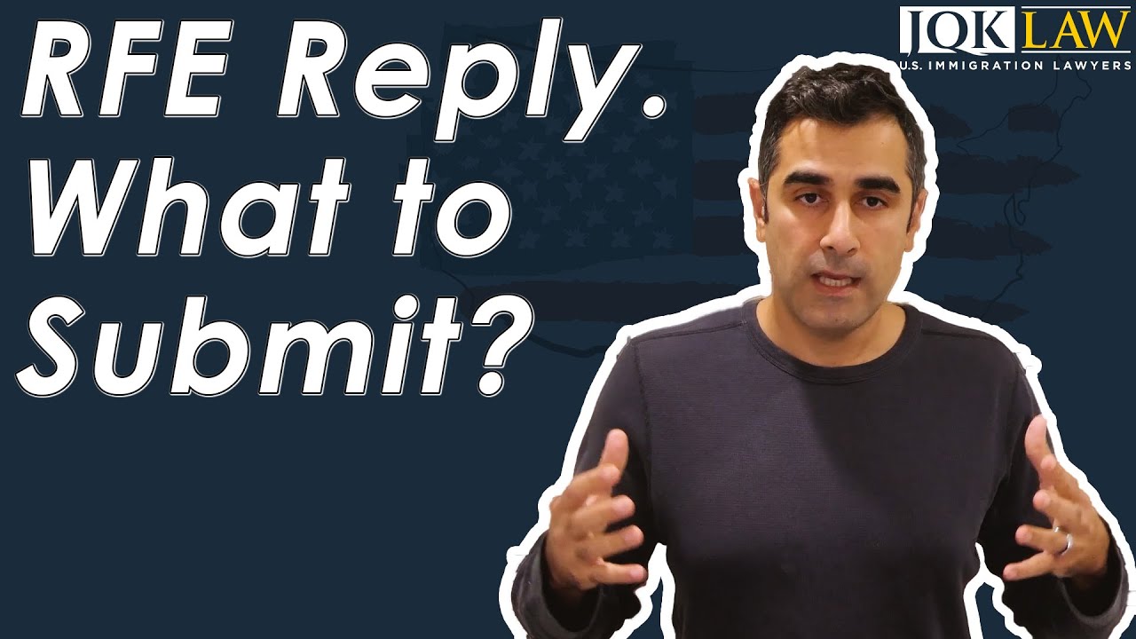 RFE Reply. What to Submit? - YouTube
