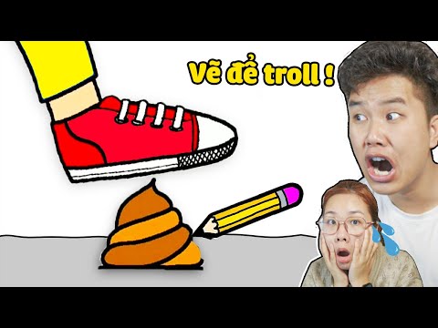 Vẽ Cái Gì Thành Cái Đó Để Troll Mọi Người bqThanh và Ốc Trở Thành Họa Sĩ Trong Just Draw Part 2