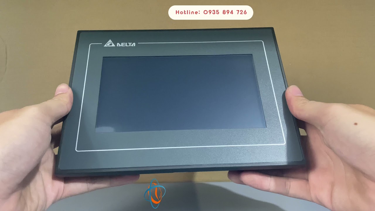 HMI DELTA 7 INCH DOP-107-BV - YouTube