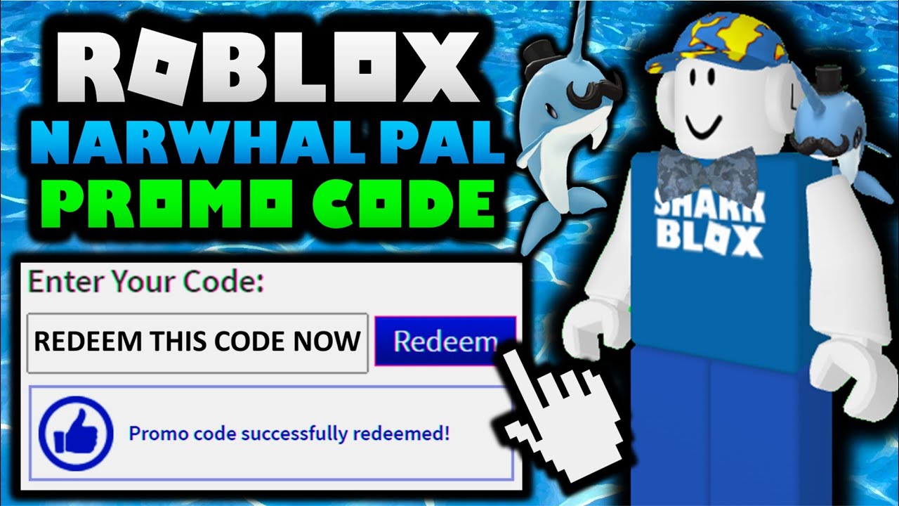 HOW TO GET! Dapper Narwhal Shoulder Pal! NEW CODE! (ROBLOX) - YouTube