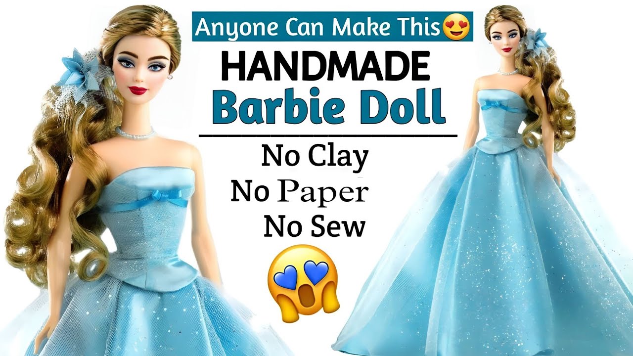 How To Make Doll | Craft With Straw | DIY Doll | Doll Dress - YouTube