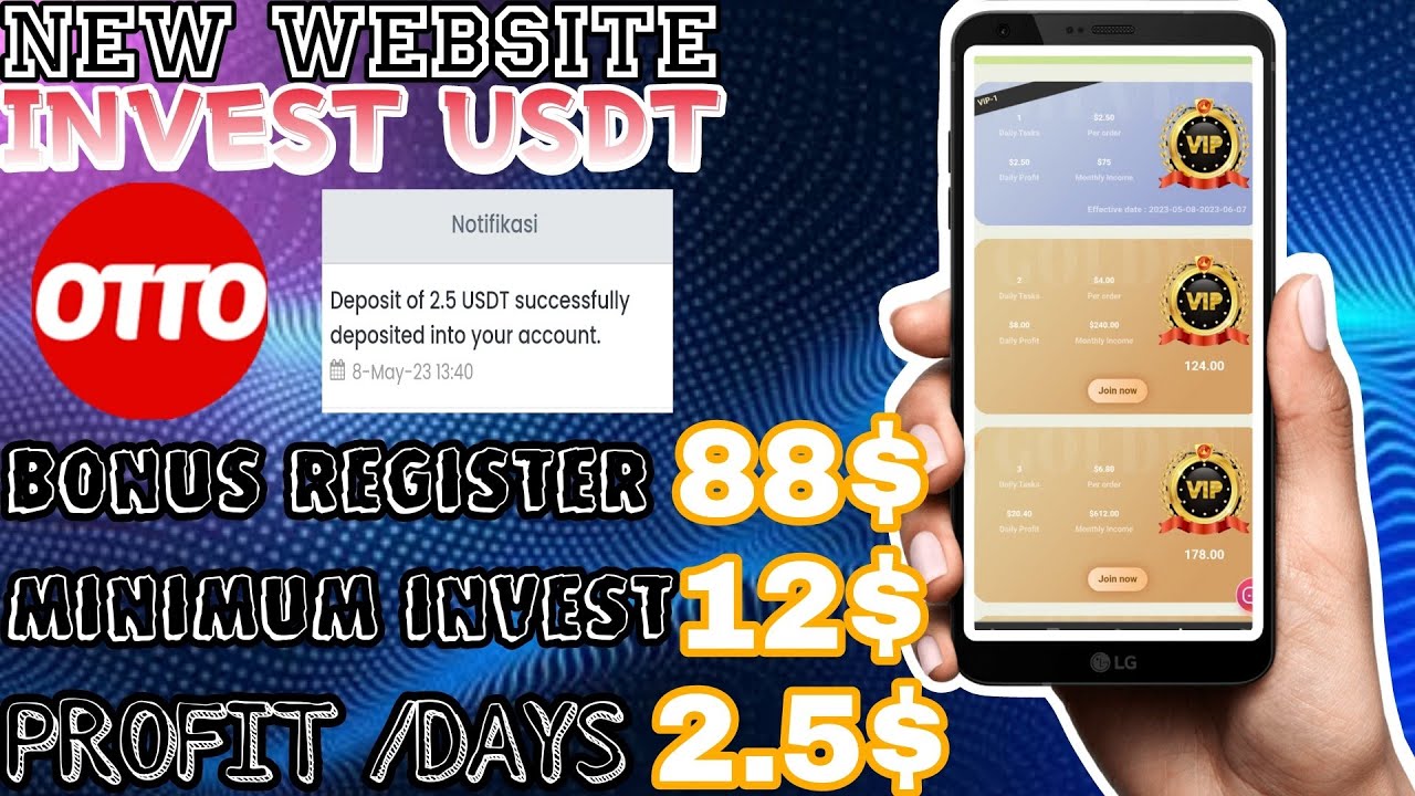 💵REVIEW OTTO MALL GROUP INVEST USDT | RILIS TERBARU HARI INI BONUS 88 ...