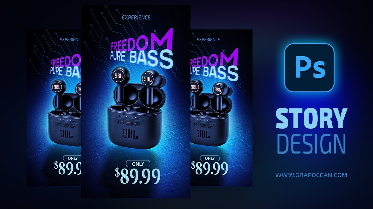 Instagram Ads Story Design in Photoshop – Boost Sales with Stunning ...