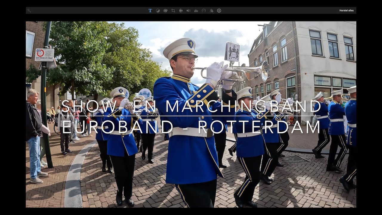 SHOW- EN MARCHINGBAND EUROBAND - ROTTERDAM 🎶 - YouTube