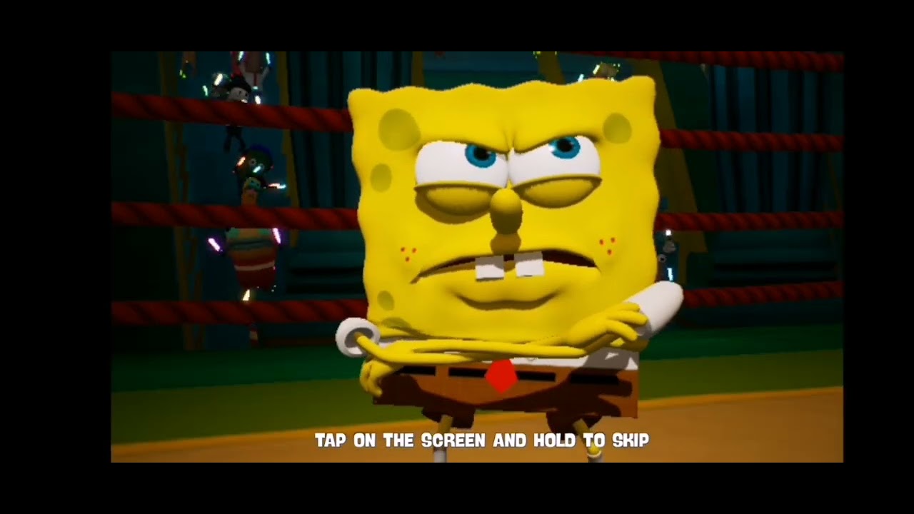 beating robot sandy in spongebob squarepants battle for bikini bottom # ...